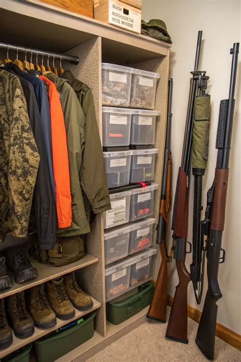 16 Smart Hunting Gear Storage Room Ideas Hunting Room In Home