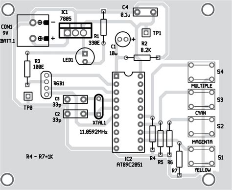 Rgb Colour Generator At C Mcu Based Project