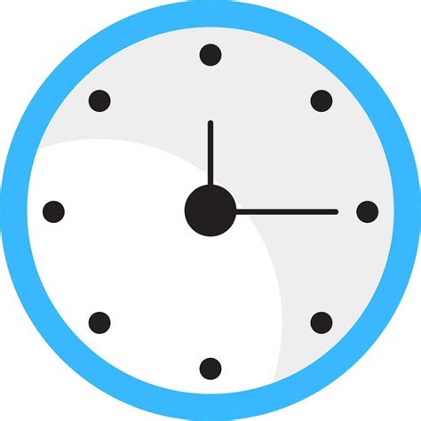 Flat Style Wall Clock Icon Or Symbol Vector Art At Vecteezy