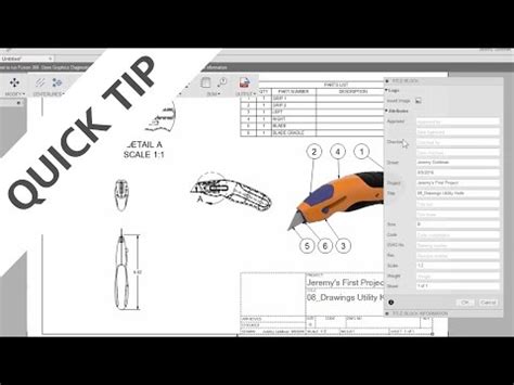QUICK TIP How To Insert A Custom Title Block QUICK TIP How To Insert A Custom Title Block
