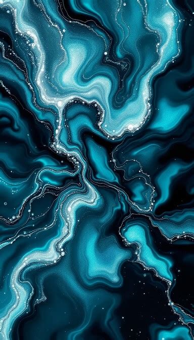 Free Teal Meets Salmon Image Abstract Fluid Teal Download At