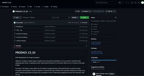 Cybersecurity Imageencryption Python Pil Roman Sattar