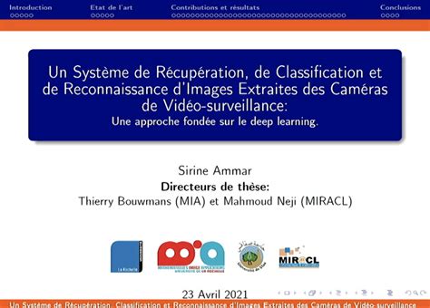 Videos Thèse De Sirine Ammar