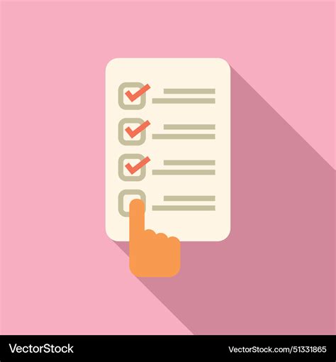 Checklist Completion Royalty Free Vector Image