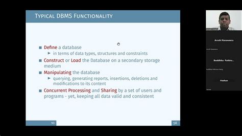 Dbms Training S1 Introduction Youtube