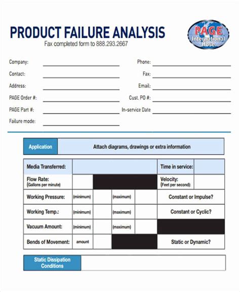 Failure Analysis Report Template Shooters Journal