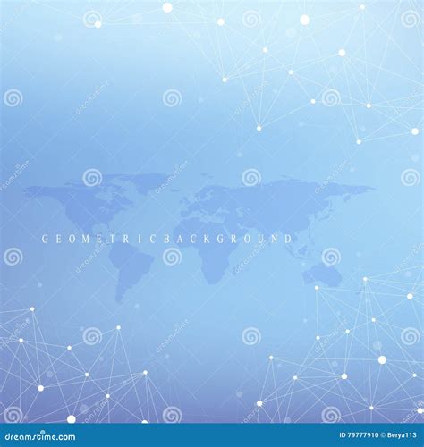 Graphic Abstract Background Communication Big Data Complex With Compounds Perspective Backdrop