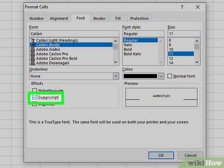 Simple Ways To Do Superscript In Excel Steps With Pictures