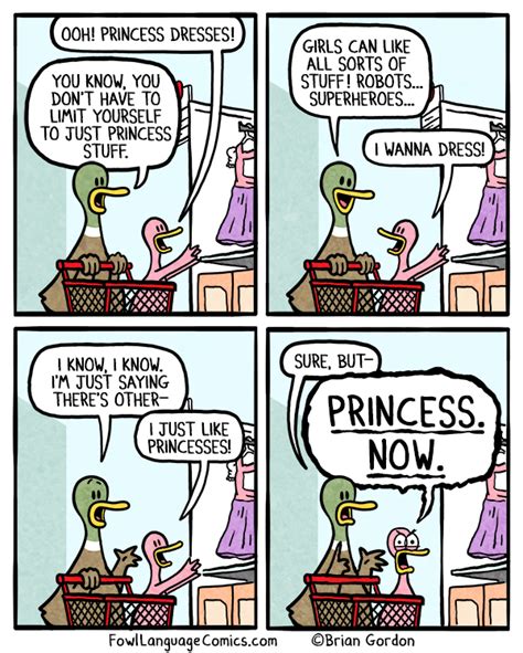 Princess Dress Fowl Language Comics