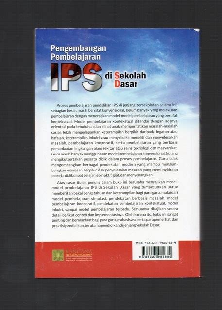 Pengembangan Pembelajaran Ips Di Sekolah Dasar Pgsd Buku