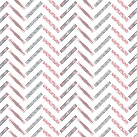 Vector Chevron Pattern With Decorated Elements Geometric Abstract Background 16189945 Vector