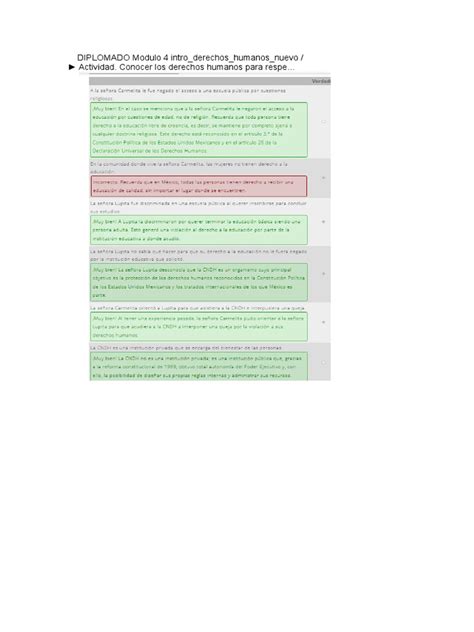 Modulo 4 Intro Derechos Humanos Nuevo Pdf