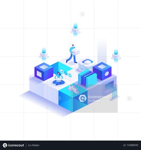 Asset Tokenization Illustration Free Download Science And Technology Illustrations Iconscout