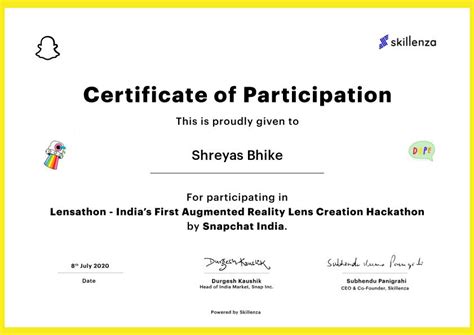 Shreyas Bhike On Linkedin Lensathon Certificate 🙏 ️