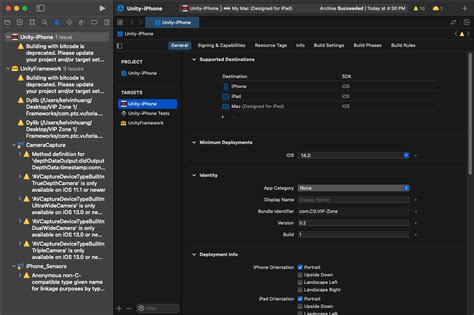 Unity Ios 輸出上架教學