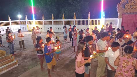 เวียนเทียนวันอาสาฬหบูชา ศูนย์ข้อมูลสารสนเทศคณะสงฆ์ภาค ๑๔