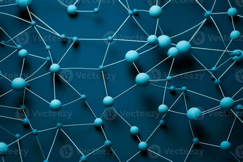 Blue Connect Abstract Background Plexus Design Particle Networking Line
