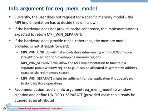 PPT RMA Considerations For MPI 3 1 Or MPI 3 Errata PowerPoint Presentation ID 2093916