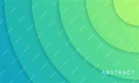 Premium Vector Abstract Circle Papercut Design Background With