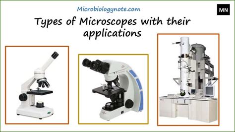 Types Of Microscopes With Their Applications Pptx