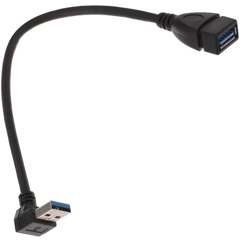 Usb Male To Female 90 Degree Adapter C Extension Cable Right Angle