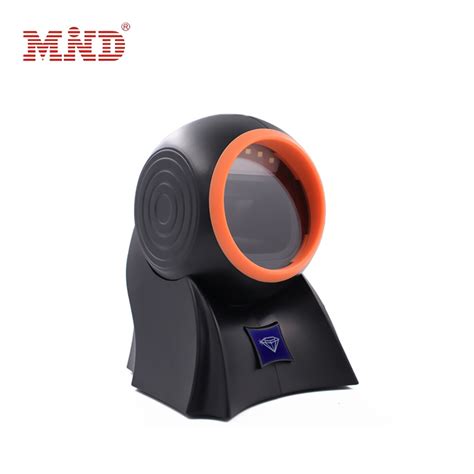Widely Use Handsfree POS Qr Code Bar Code Desktop Supermarket D Scanner Barcode Scanner And