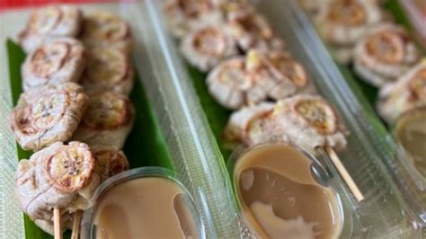 กล้วยปิ้งทรงเครื่อง และ ขนมงานวัด ไทย สั่งอาหารเดลิเวอรี Wongnai X Line Man