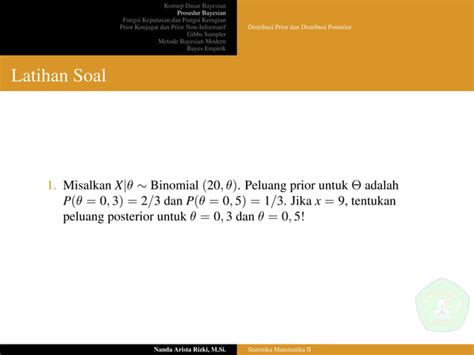 Bayesian Analysis Statistic Mathematics F Ppt