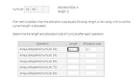 Solved If An Item Is Added When The Allocation Size Equals