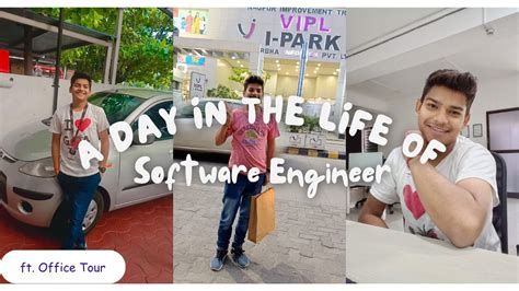 A Day In The Life Of Software Engineer👨‍💻 Ft Office Tour Vlog Youtube