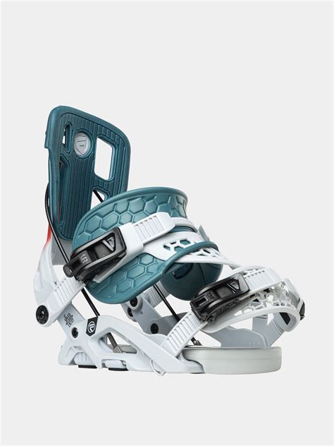 Flow Fuse Hybrid Snowboard Bindings Blue Grey Gray