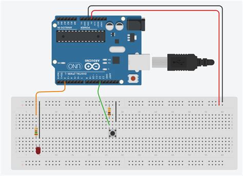 Projeto 02a Led Apaga Com Push Button Pressionado Resistor Pull Up