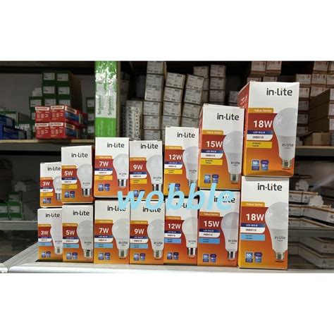 Jual Inb Bohlam Lampu Led Inlite Value Led Bulb Bohlam Led In Lite Led Bulb Value Inb W