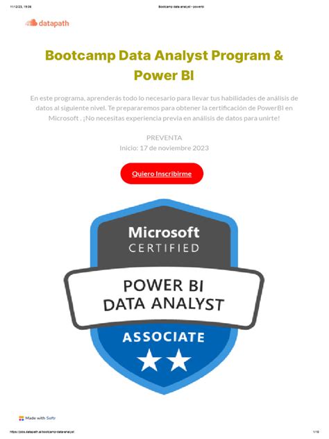 bootcamp data analyst powerbi pdf sql recuperación de información