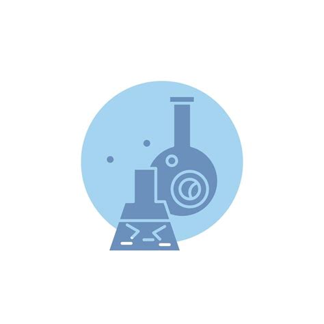 Beaker Lab Test Tube Scientific Glyph Icon 13335999 Vector Art At