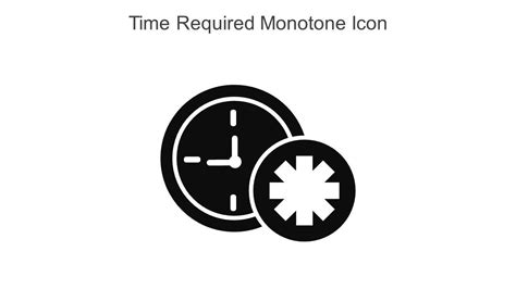 Time Required Monotone Icon In Powerpoint Pptx Png And Editable Eps Format PPT PowerPoint