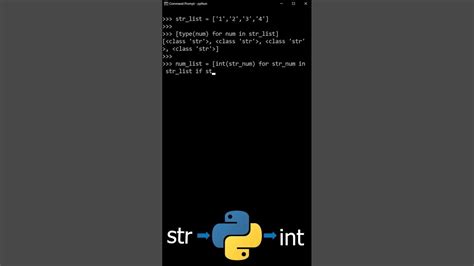 Convert Python Strings To Integers Youtube
