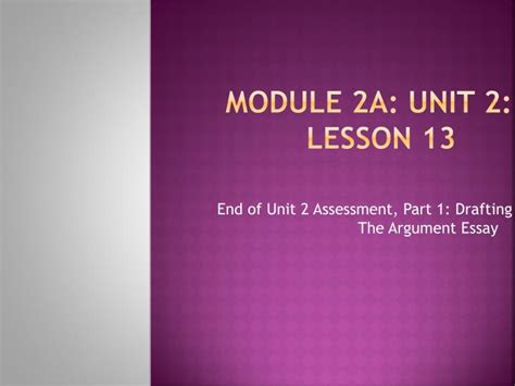 Ppt Module 2a Unit 2 Lesson 13 Powerpoint Presentation Free