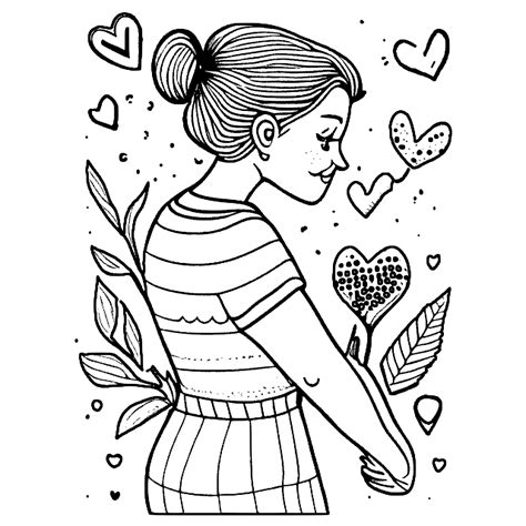 Best Mom Ever Coloring Page · Creative Fabrica