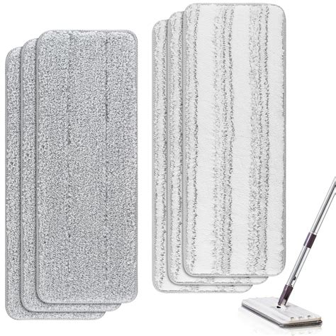 Flat Mop Pads Microfiber Mop Cleaning Pads 13 X 4 9 Washable Pads For Floor Cleaning