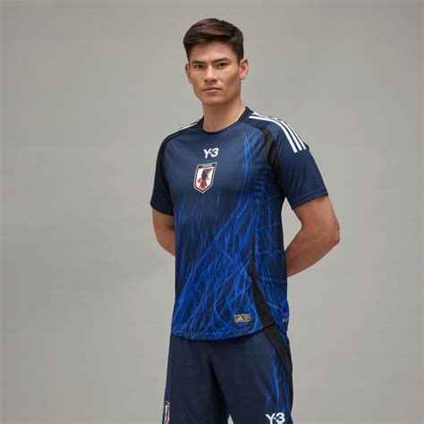 Japan X Y 3 24 Home Authentic Jersey In 2024 Blue Adidas Mens