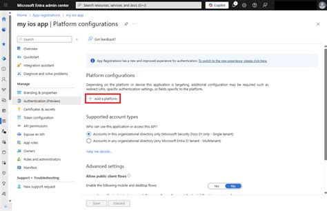 Register Mobile Apps That Call Web Apis Microsoft Identity Platform Microsoft Learn