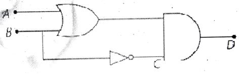 The Output For The Given Circuit Is
