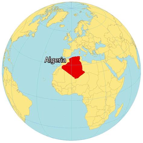 Algeria Map And Satellite Imagery Gis Geography