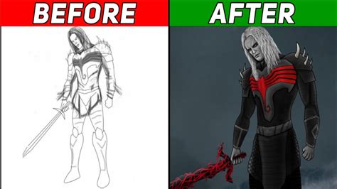 Marvel Drawing Knull The God Of Symbiotes Youtube