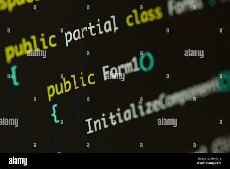 Real C Code Developing Screen Programing Workflow Abstract Algorithm