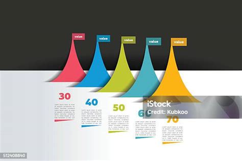 인포그래픽 시간 꺾은선형 배너입니다 단계별 보고서 템플릿 벡터 문자에 대한 스톡 벡터 아트 및 기타 이미지 문자 설계도 그래프 Istock