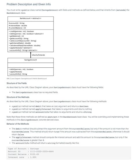 Solved Problem Description And Given Info You Must Write A