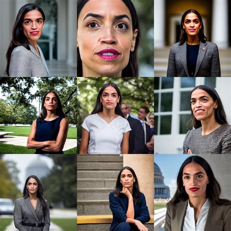 Portrait Photo Of President Alexandria Ocasio Stable Diffusion