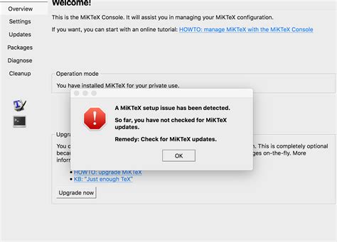 Miktex On Macos 10136installtion Error · Issue 618 · Miktexmiktex · Github